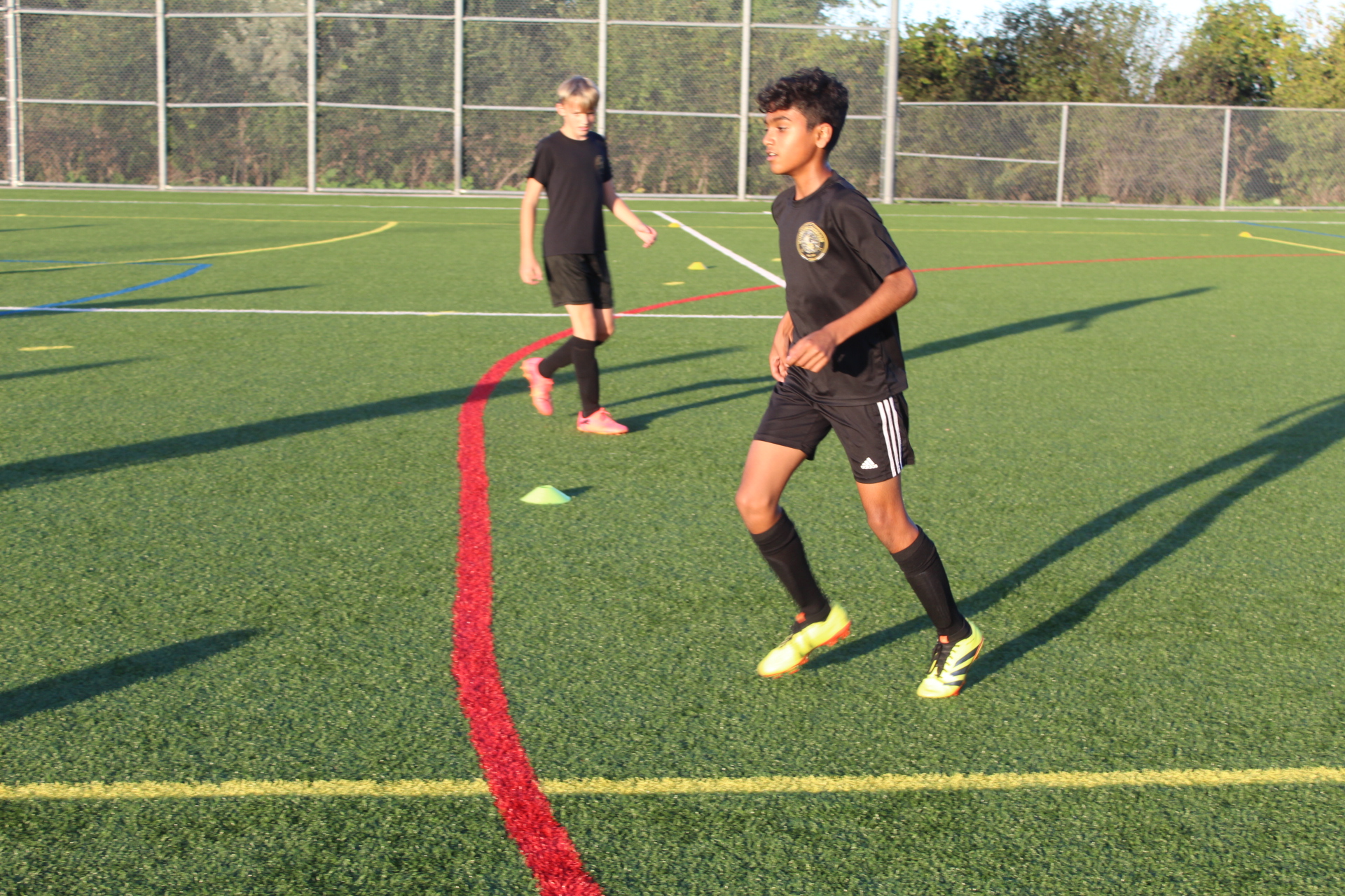 Athletes Play Soccer on the side; to stay fit